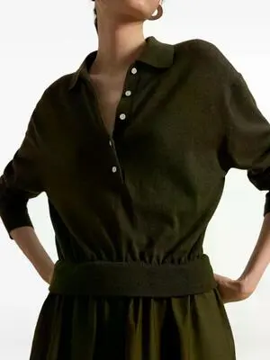Polo Ralph Lauren Long Sleeve A-line Polo Dress