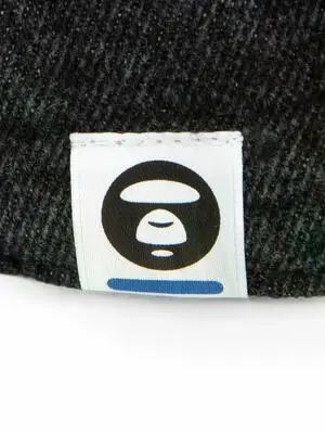 AAPE BY *A BATHING APE Moonface Embroidered Denim Cap