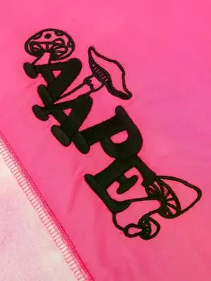 AAPE BY *A BATHING APE Tie-dye Zip-up Hoodie With Moonface Motif
