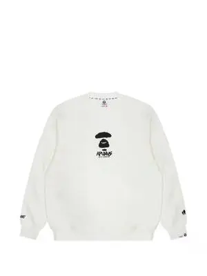 AAPE BY *A BATHING APE Moonface Graphic-print Sweatshirt - Black