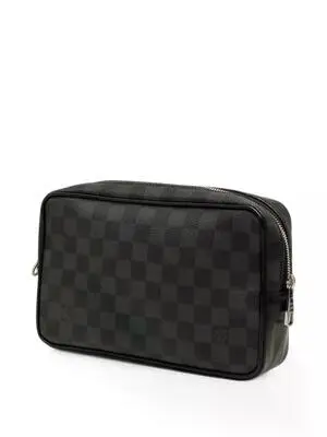 LOUIS VUITTON 2021-2026 Damier Graphite Kasai Clutch Bag