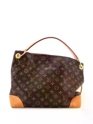 LOUIS VUITTON Berri Handbag Monogram Canvas Pm Hobo Bag