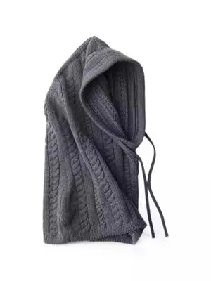 Prada Prada Wool Balaclava Grey