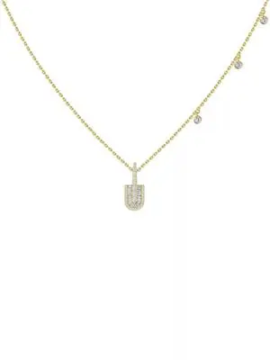 U LOS ANGELES Diamond Necklace - Gold