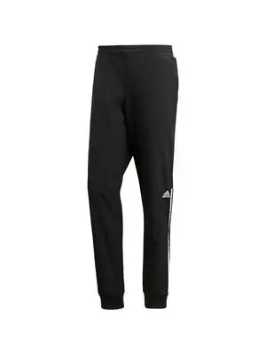 Adidas Elasticated-waistband Track Pants - Black