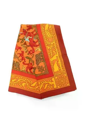 Hermès 2000-2026 Early America Silk Scarf 90 Scarves - Multicolour