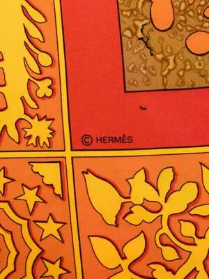 Hermès 2000-2026 Early America Silk Scarf 90 Scarves