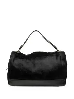 FERRAGAMO Pony Hair Top Handle Bag