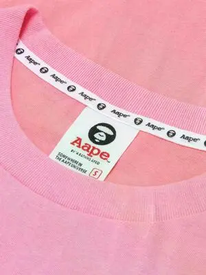 AAPE BY *A BATHING APE Moonface Embellished T-shirt