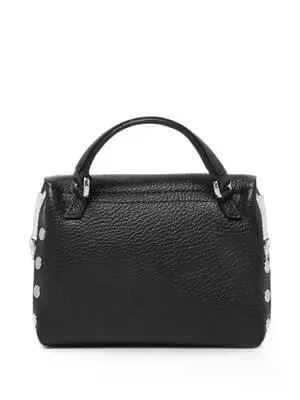 ZANELLATO Baby Postina Pebbled-leather Mini Bag - Black