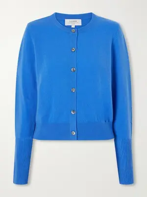 LA LIGNE Cashmere Cardigan - Blue