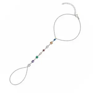 SPERO LONDON Sterling Silver Kaleidoscope Hand Chain
