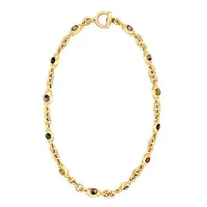 CORSO JEWELRY Ponza Gold Multi-stone Choker - Yellow