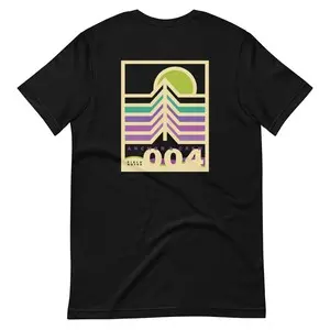 ANCHOR & CREW Four Field Notes Organic Cotton T-shirt - Black