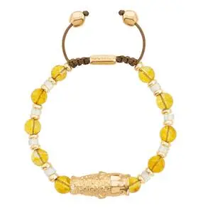 CORSO JEWELRY Kuma Gold Bracelet With Citrine - Yellow