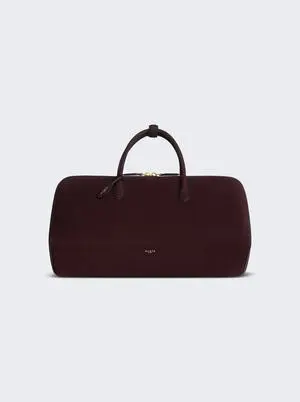 ALAÃA Delta Medium Bag Bordeaux Nubuck - Brown