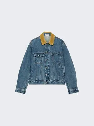 JW Anderson Corduroy Collar Denim Jacket