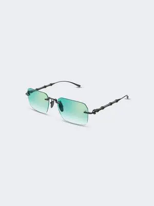 Gucci Frameless Rectangular Sunglasses Ruthenium