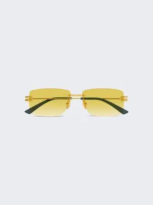 Bottega Veneta Rimless Sunglasses - Gold