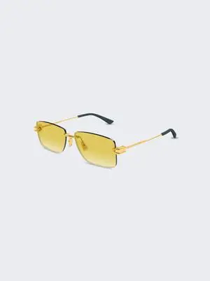 Bottega Veneta Rimless Sunglasses