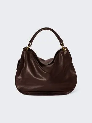 Miu Miu Rendez-vous Leather Bag Briarwood