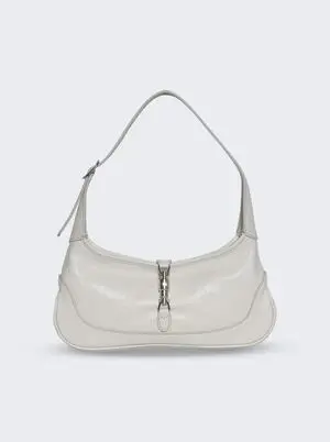 Gucci Jackie 1961 Shoulder Bag Bamboo - White