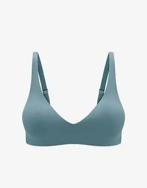 THIRDLOVE Thermoregulating Tempsync™ Wireless Plunge Bra - Bluestone