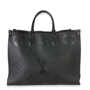 LOUIS VUITTON Giant Monogram Empreinte Onthego Gm - Black