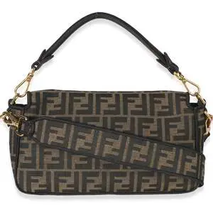 Fendi Ff 1974 Jacquard Canvas Baguette Bag