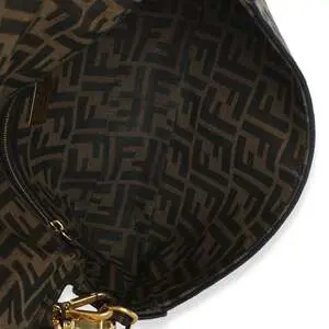 Fendi Ff 1974 Jacquard Canvas Baguette Bag