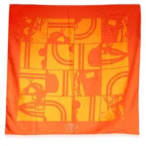 Hermès Silk Scarf 90 - Orange