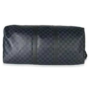 LOUIS VUITTON Damier Cobalt Keepall Bandouliere 55 - Black