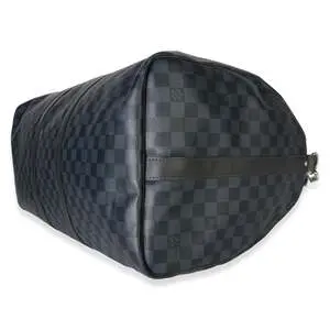 LOUIS VUITTON Damier Cobalt Keepall Bandouliere 55 - Black