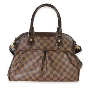 LOUIS VUITTON Damier Ebene Canvas Trevi Pm - Brown