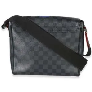 LOUIS VUITTON Damier Graphite Canvas Alps District Pm Shoulder Bag