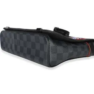 LOUIS VUITTON Damier Graphite Canvas Alps District Pm Shoulder Bag