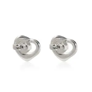 Tiffany & Co. Sterling Silver Elsa Peretti Open Heart Earrings