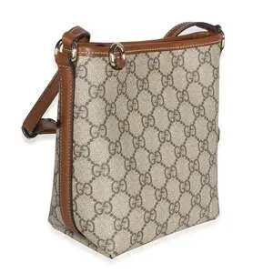 Gucci Gg Supreme Monogram Emblem Nano Bucket Bag