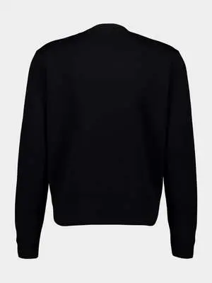 AMI Paris Crew Neck Sweater With De Coeur Emblem