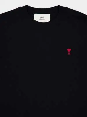 AMI Paris Crew Neck Sweater With De Coeur Emblem