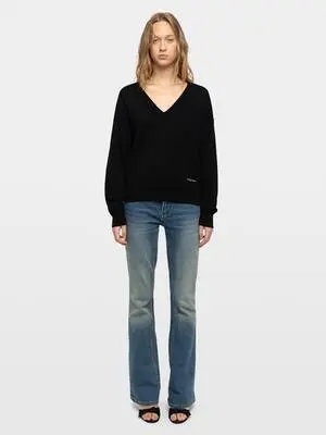 Zadig&Voltaire Soulu V-neck Wool Cashmere Sweater
