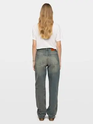 Zadig&Voltaire High Waist Straight Leg Jeans
