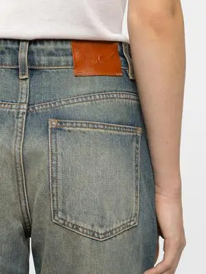 Zadig&Voltaire High Waist Straight Leg Jeans