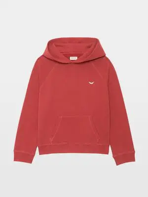 Zadig&Voltaire Georgy Sweatshirt With Wings And Rhinestone Lips