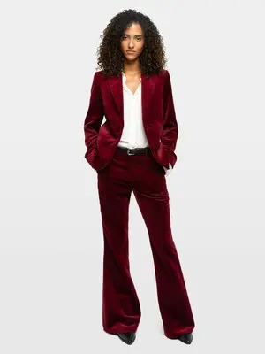 Zadig&Voltaire Zadig&Voltaire Prevy Velvet Trousers Cherry