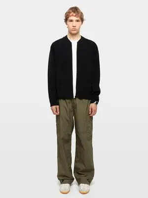 Zadig&Voltaire Gweno Wool & Cashmere Zip-up Cardigan - Black