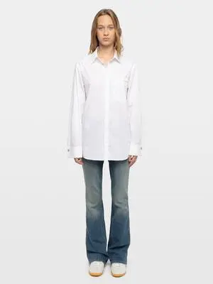 Zadig&Voltaire Oversized Cotton Poplin Shirt
