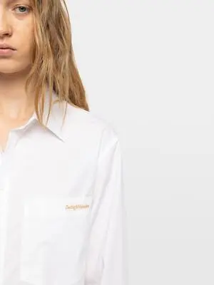 Zadig&Voltaire Oversized Cotton Poplin Shirt