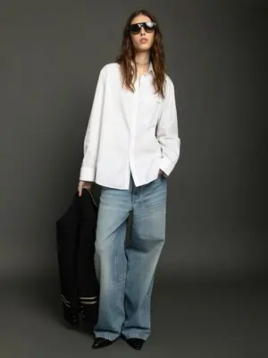 Zadig&Voltaire Oversized Cotton Poplin Shirt - Judo