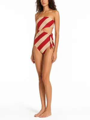 Zimmermann Roselight Tie Bandeau Costume